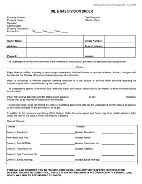 Division Orders - Blue Mesa Minerals